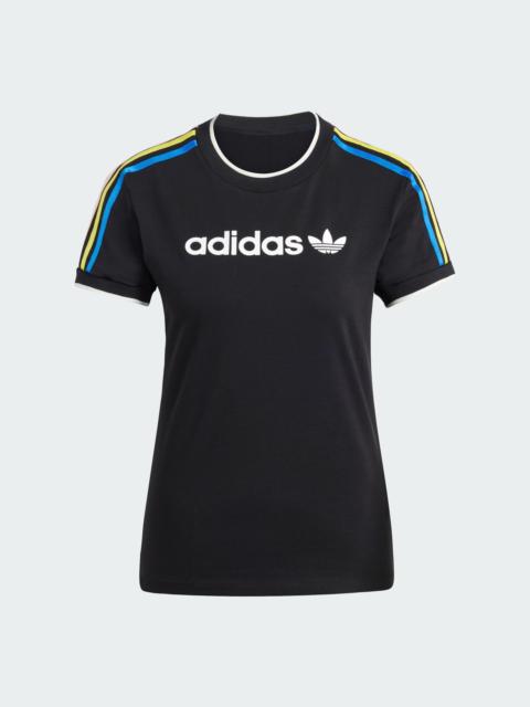 adidas Linear Logo 3-Stripes Tee | REVERSIBLE