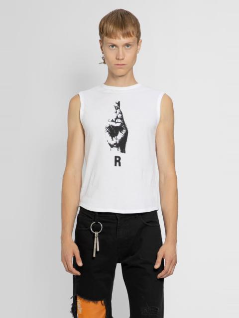 Raf Simons Hand-Sign-Print-Tank-Top | REVERSIBLE