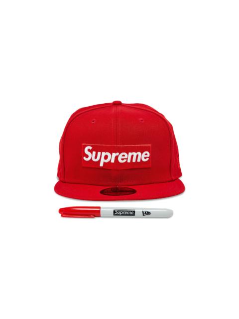 Supreme Supreme Sharpie Box Logo New Era 'Red' | REVERSIBLE