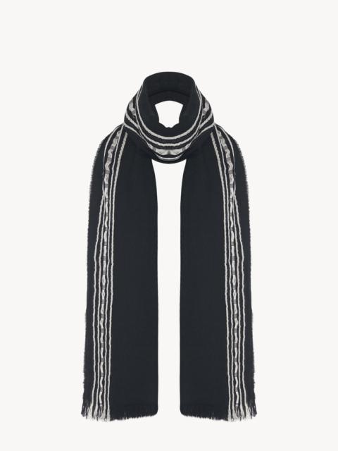 The Row Terela Scarf in Wool and Cashmere | REVERSIBLE