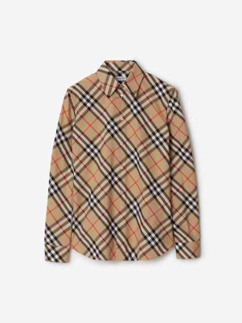 Burberry Slim Fit Check Cotton Shirt | REVERSIBLE