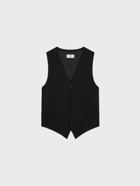 CELINE vest in wool and mohair | REVERSIBLE