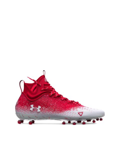 Under Armour Spotlight Lux Mc "Red/White" football cleats | REVERSIBLE