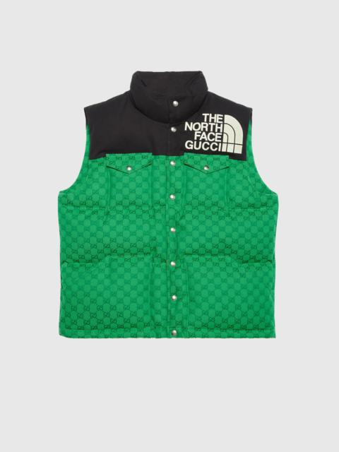 GUCCI The North Face x Gucci padded vest | REVERSIBLE