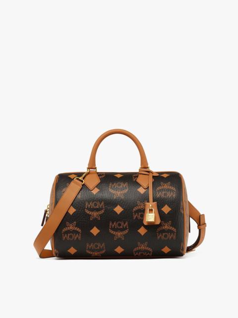 MCM Ella Boston Bag in Monogram Mix | REVERSIBLE