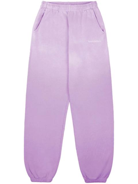 Sporty & Rich faded straight-leg track pants | REVERSIBLE