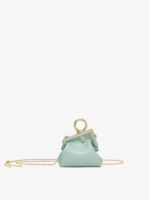 FENDI Mint green nappa leather charm | REVERSIBLE