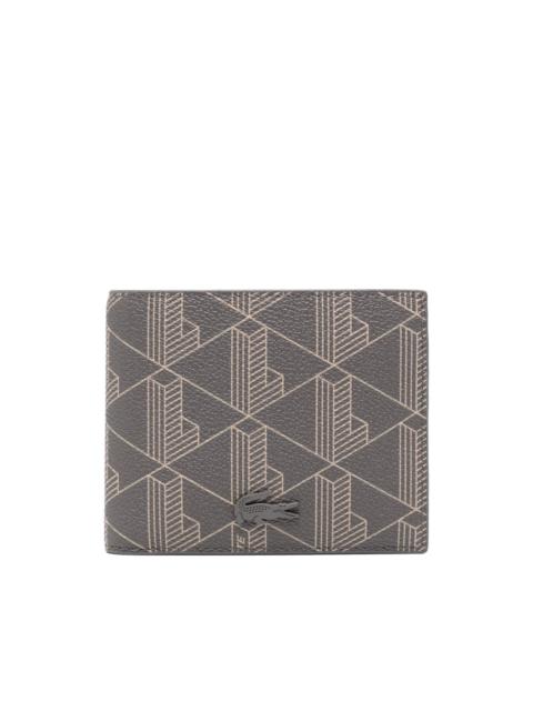 LACOSTE monogram castlerock bi-fold wallet | REVERSIBLE