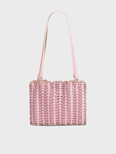 Paco Rabanne PINK/GOLD 1969 FLIP BAG IN LEATHER | REVERSIBLE