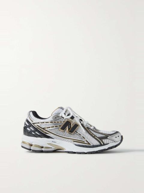 New Balance + Akio Hasegawa 1906 leather-trimmed mesh sneakers | REVERSIBLE